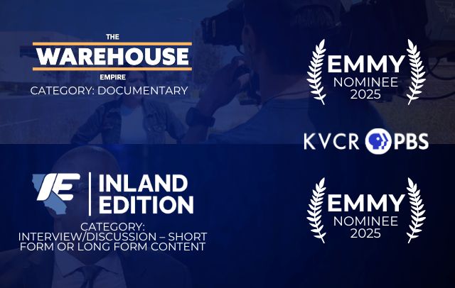 KVCR Earns Two Emmy Nominations, Spotlighting Excellence in Inland Empire Storytelling